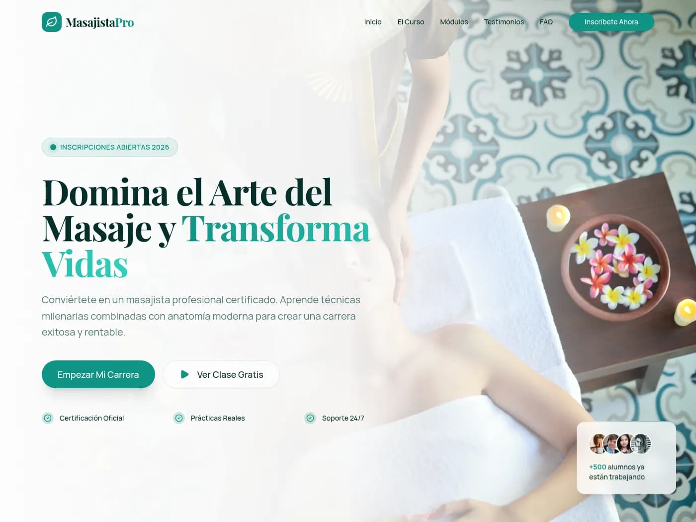 Masajista Pro Web