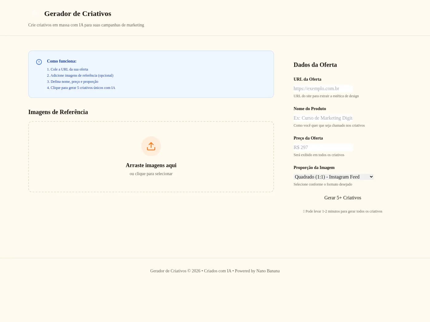 Mass Creative Generator