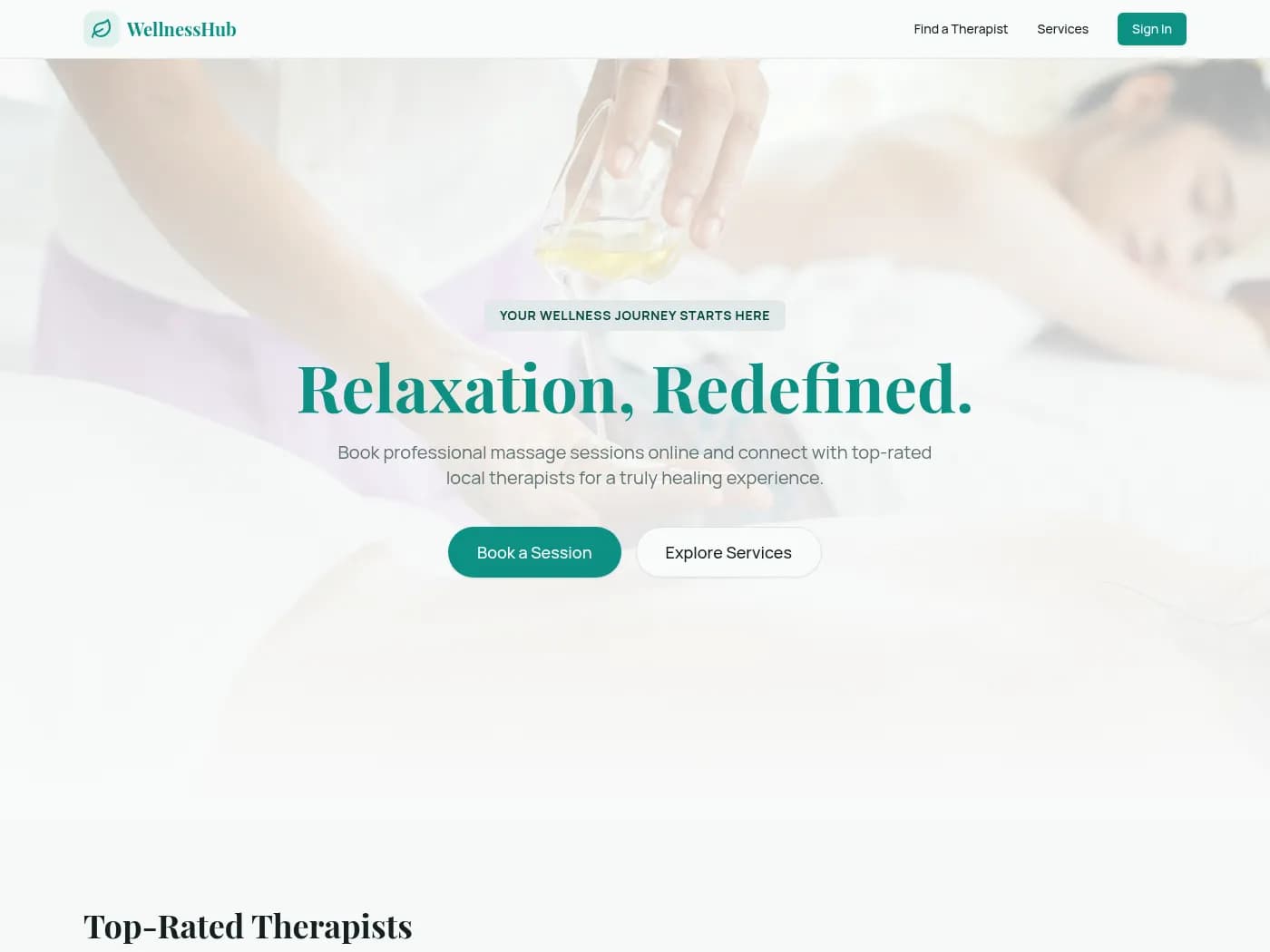 Massage Booking Hub