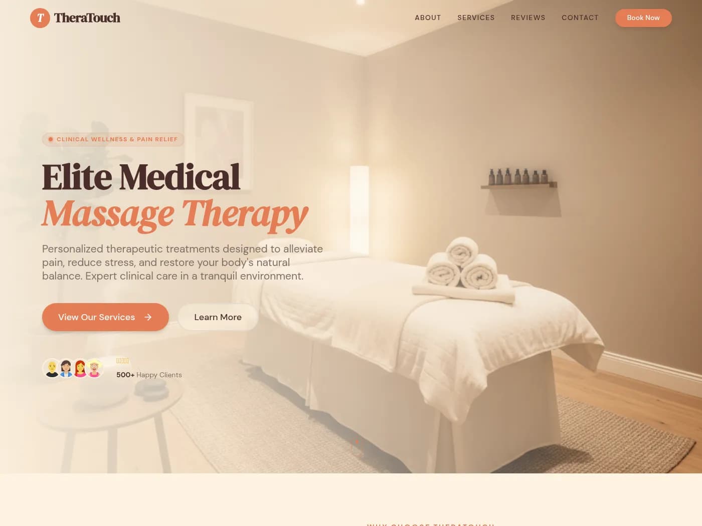 TheraTouch Massage Site