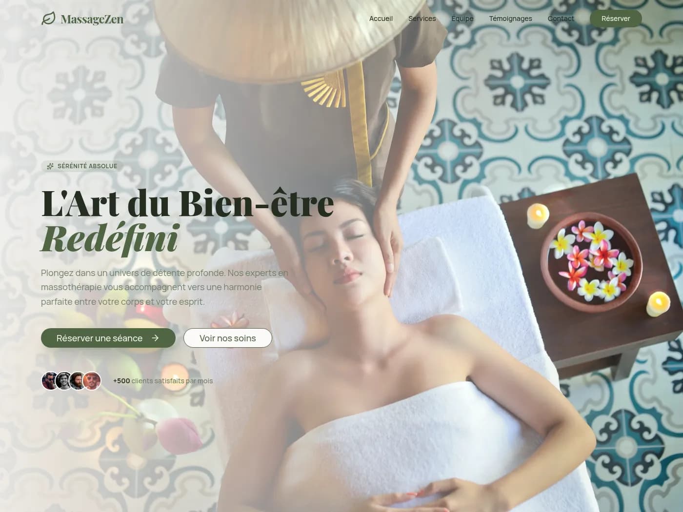 MassageZen Web Vitrine