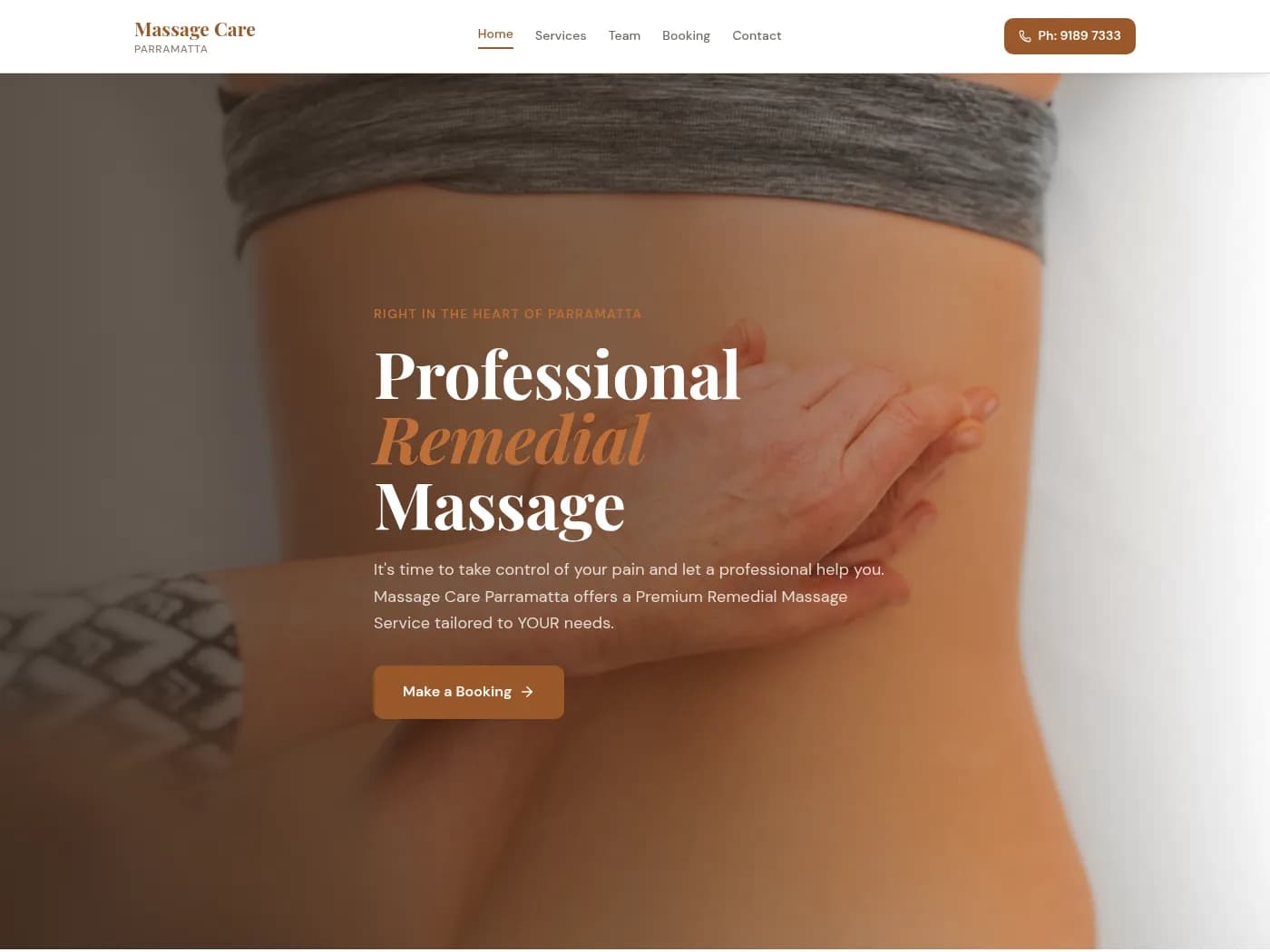 MassageCare Clone