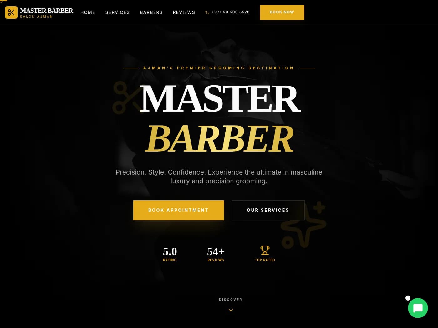 Master Barber Luxury Site