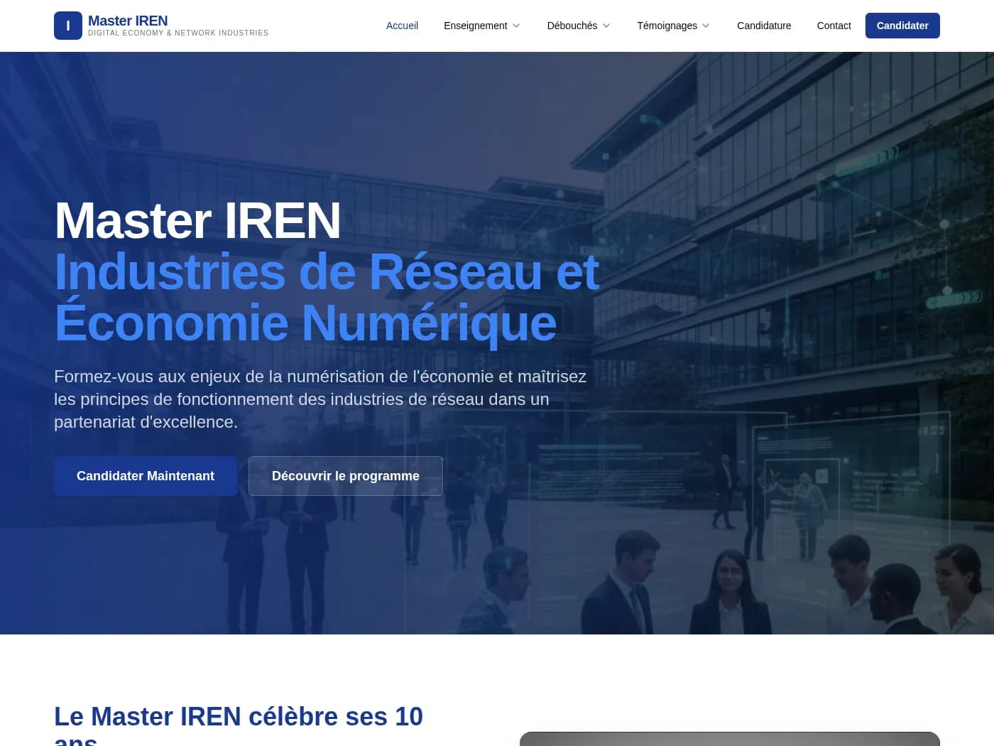 Master Iren Website