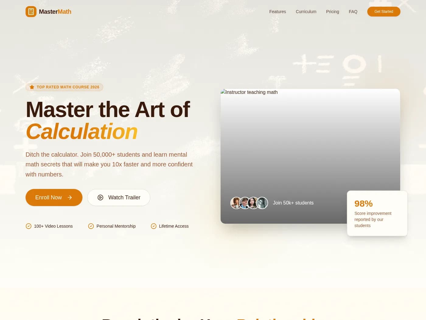 Master Calculation Math Site