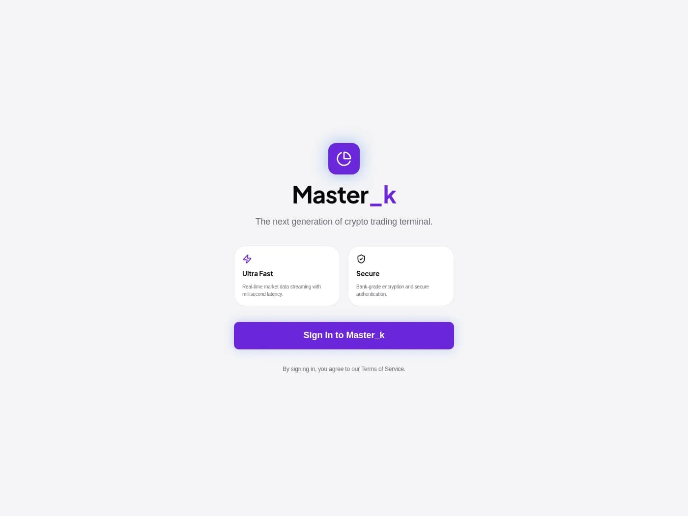 Master_k Trading App
