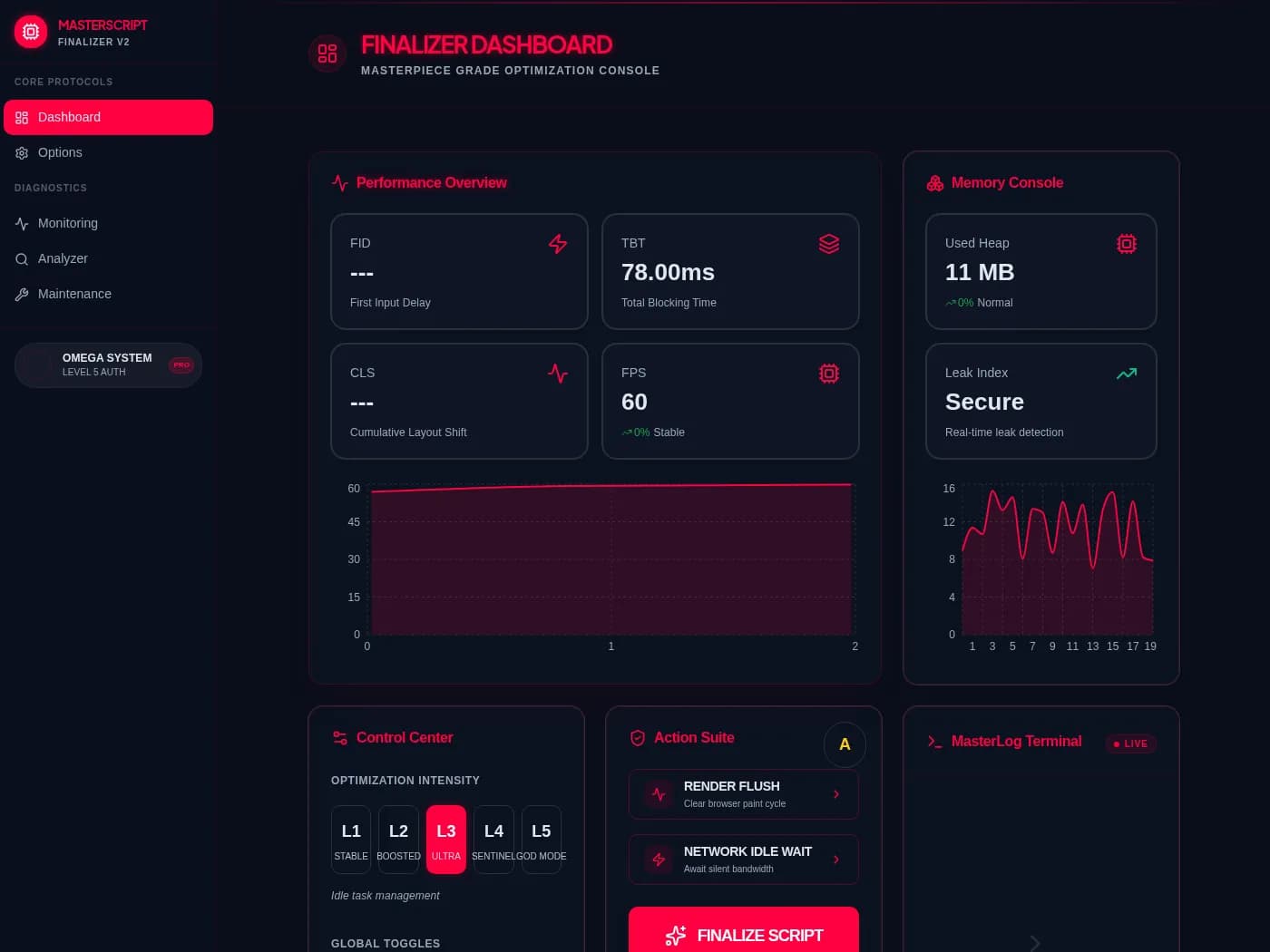 MasterScript Finalizer