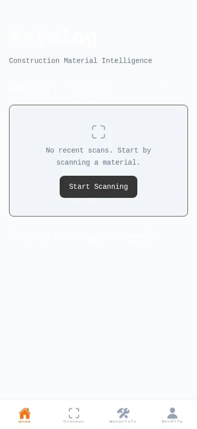 Matalog Material Scanner