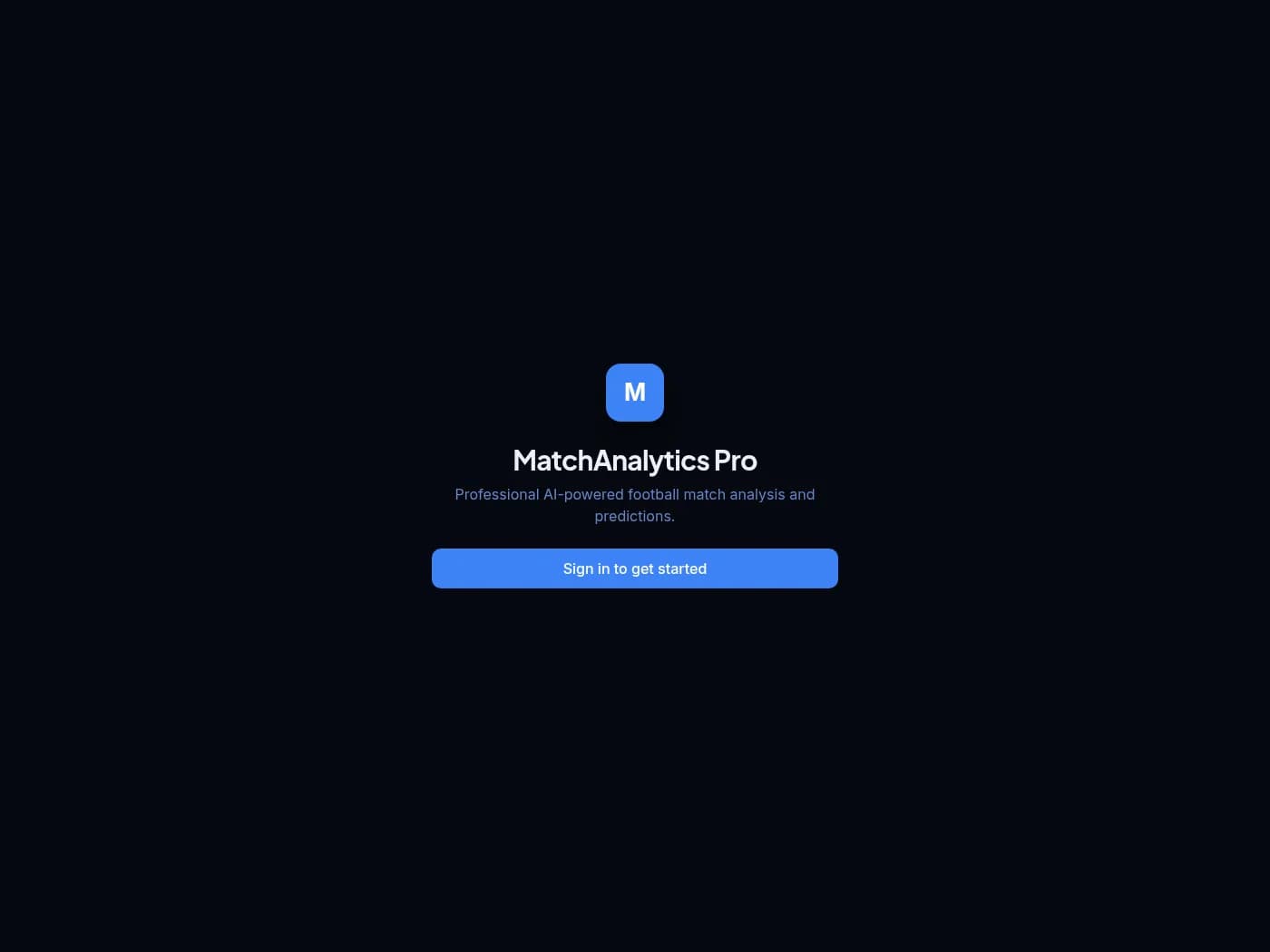 MatchAnalytics Pro