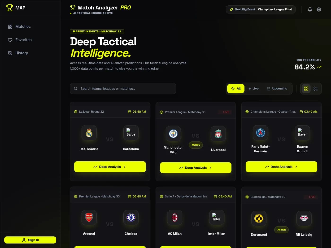 Match Analyzer Pro