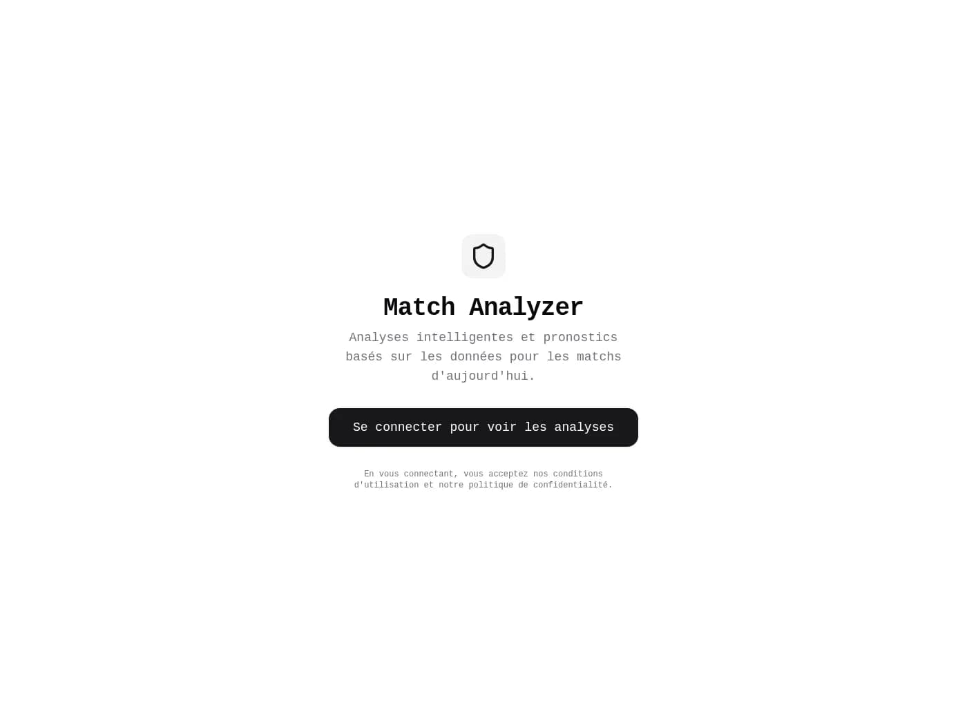 Match Analysis Selector