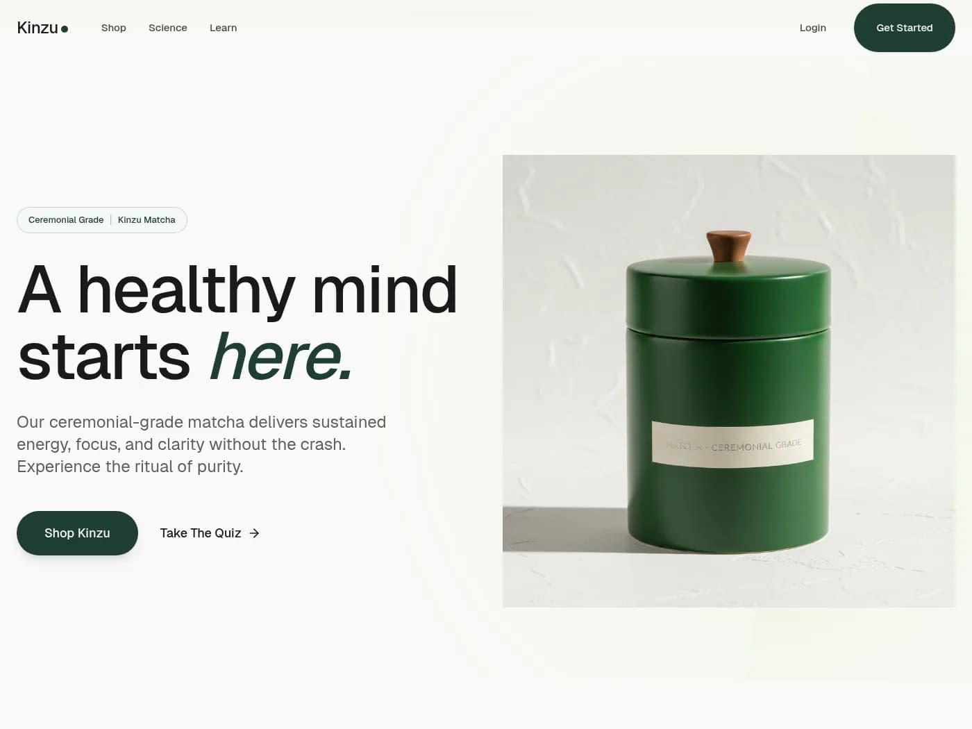 Kinzu Matcha