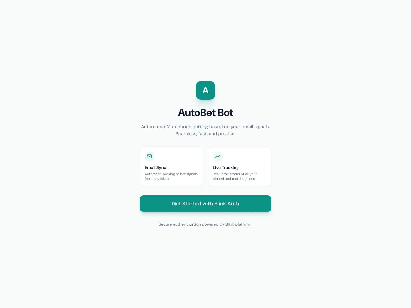 AutoBet Matchbook Bot
