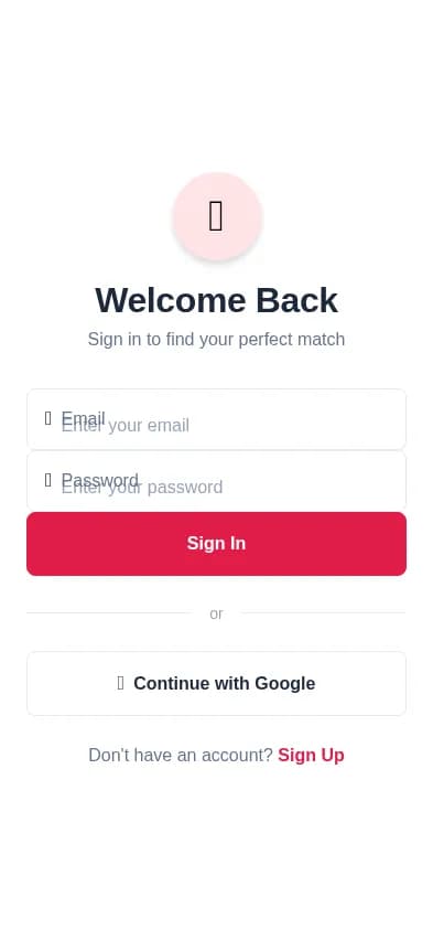MatchMe Dating App