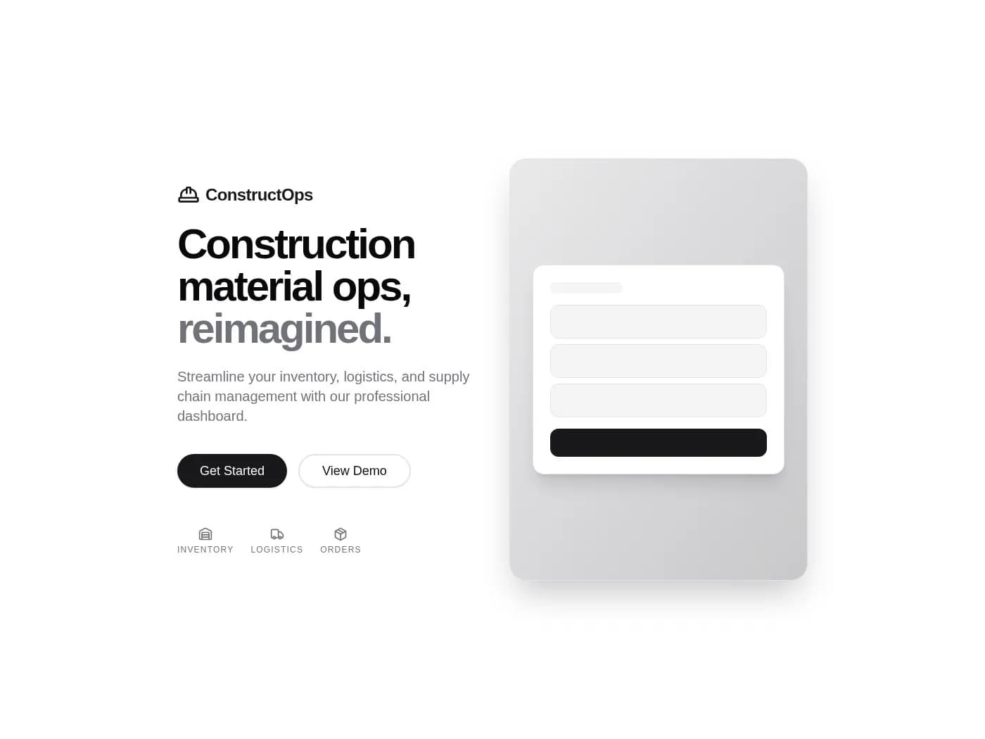 ConstructOps Manager