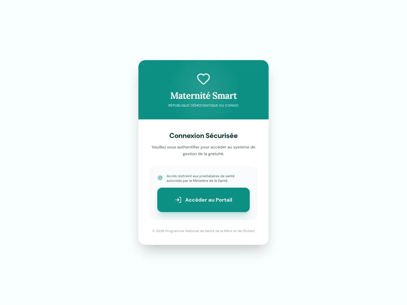 Maternité Smart RDC