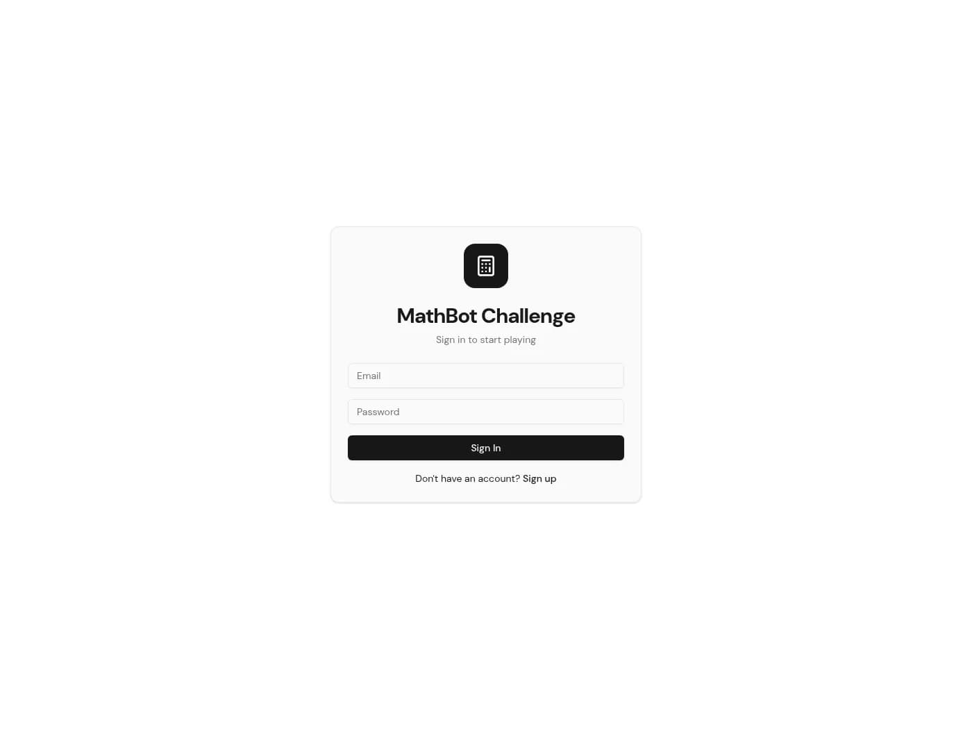 MathBot Challenge