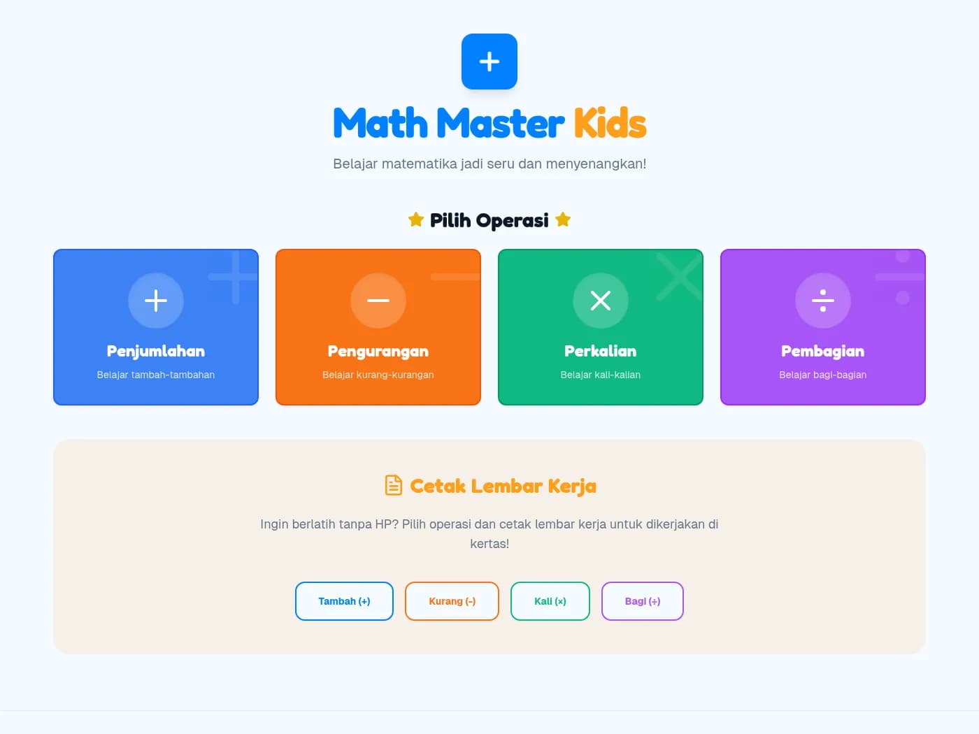 Math Master Kids