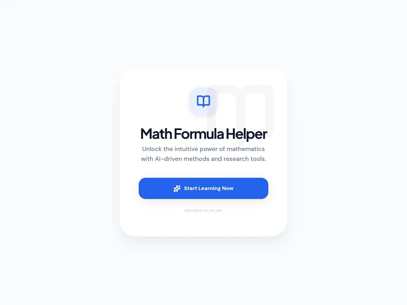 Math Formula Helper