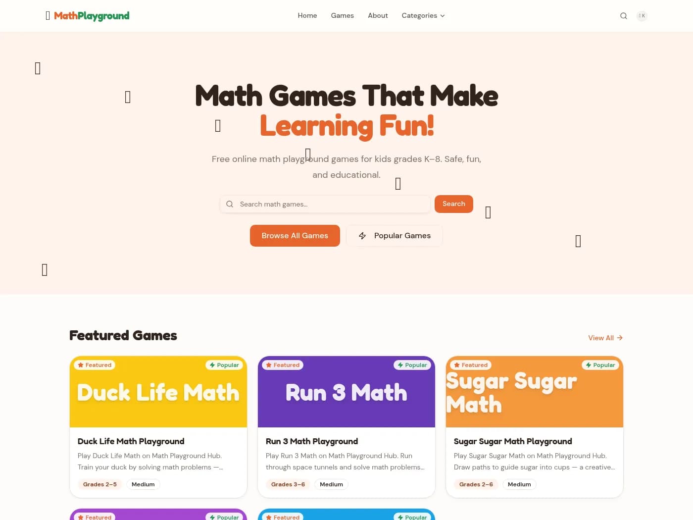 MathPlayground Hub