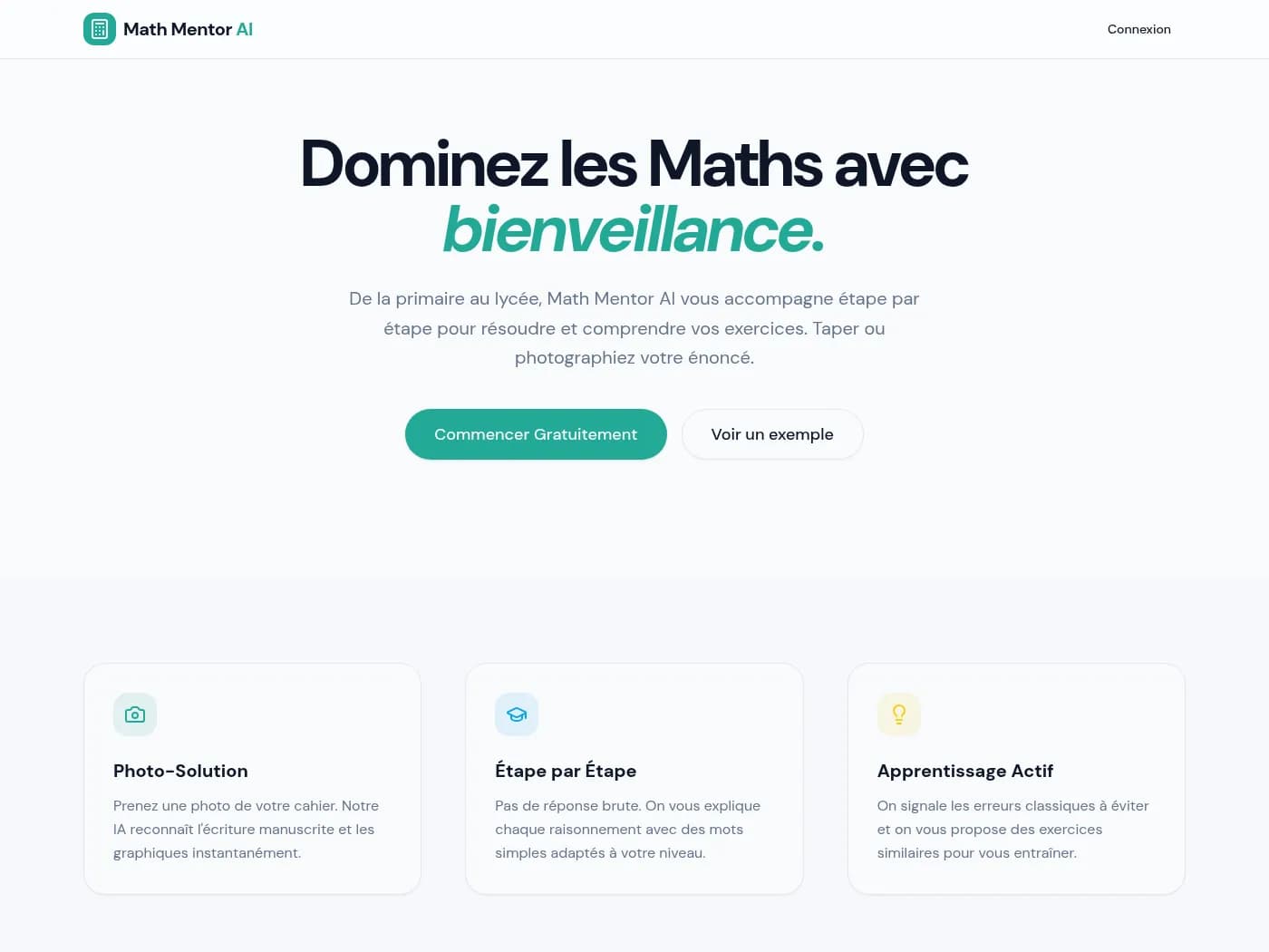 Math Mentor AI