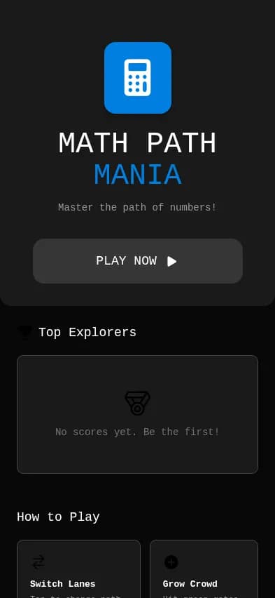Math Path Mania