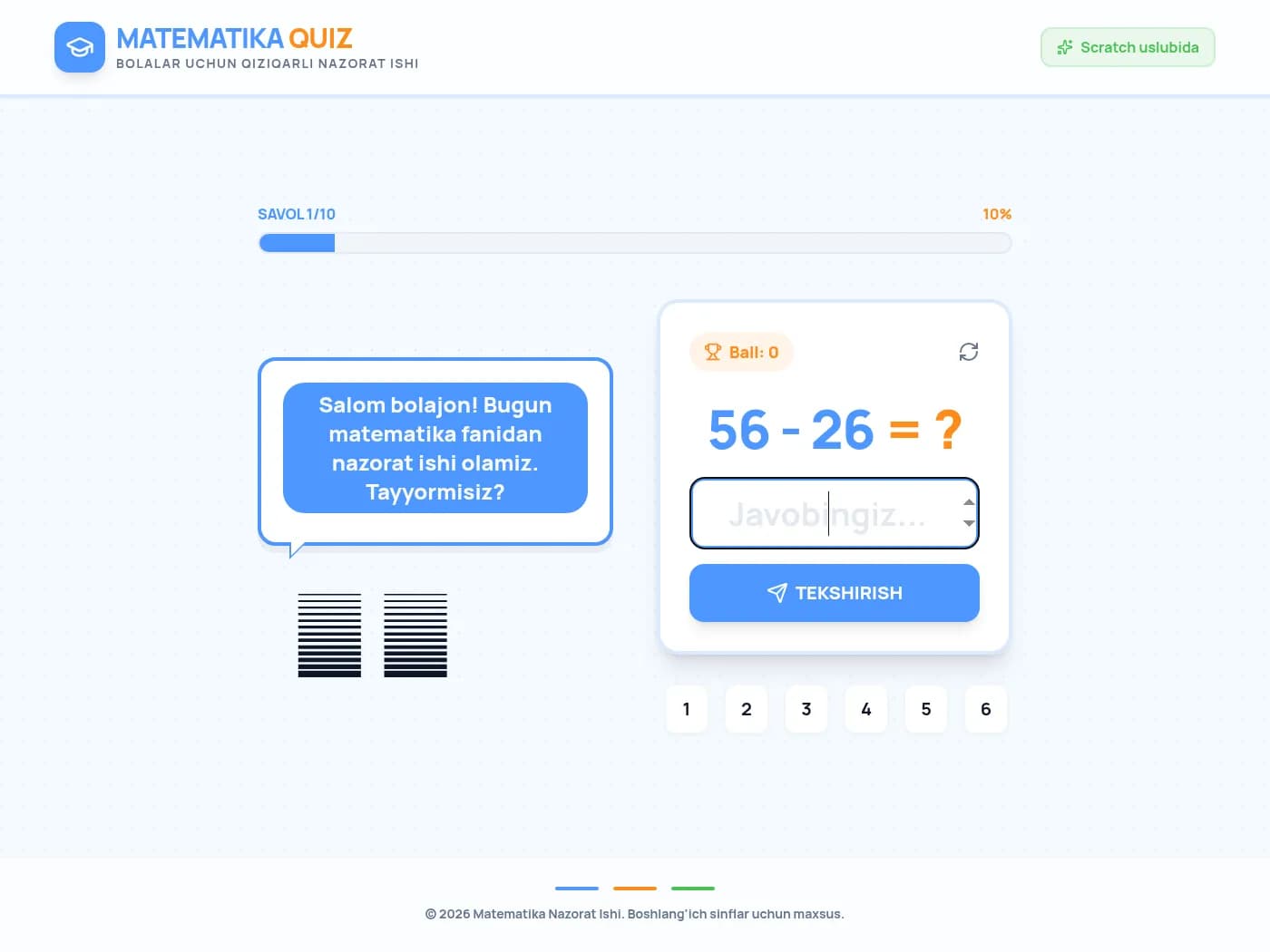 Math Quiz For Kids