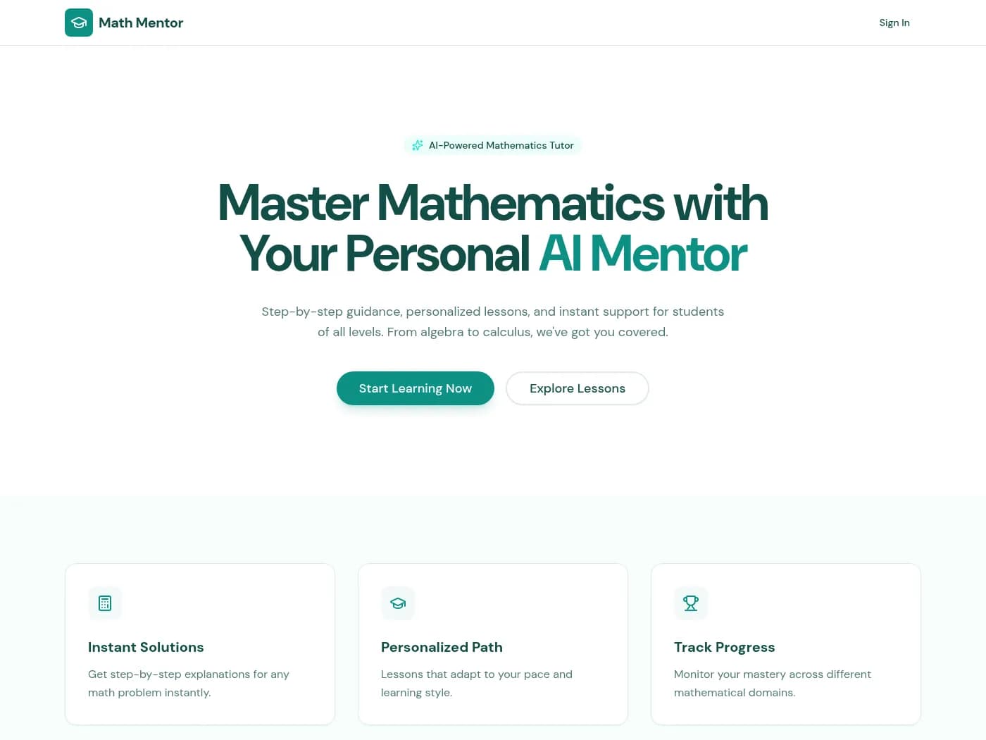 Math Mentor Bot