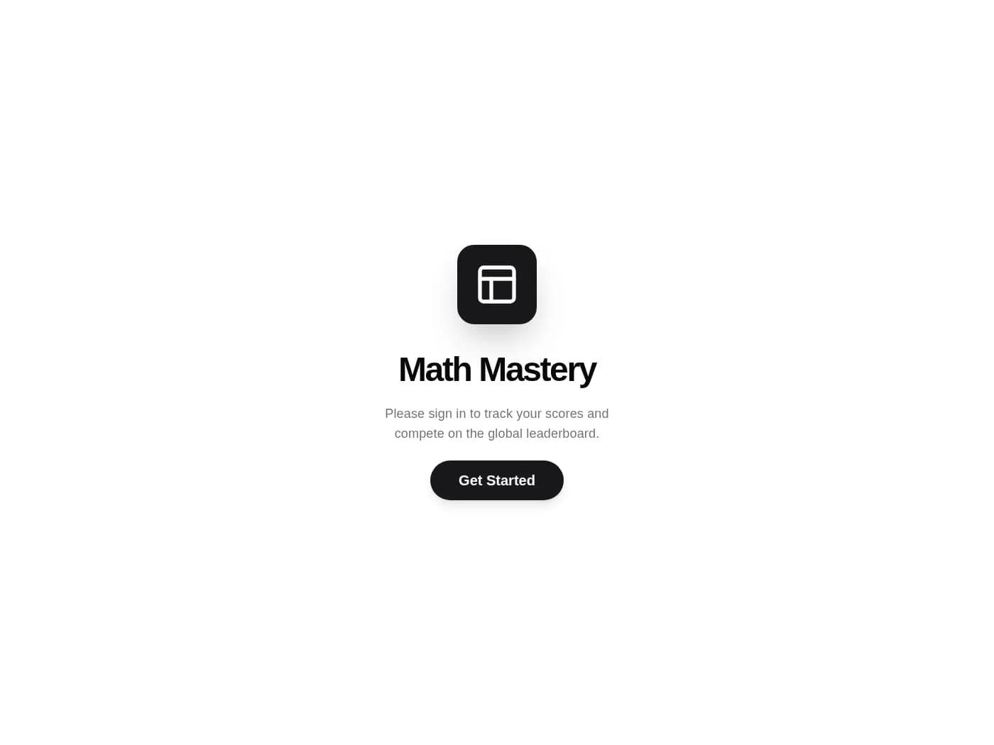 Math Mastery Trainer