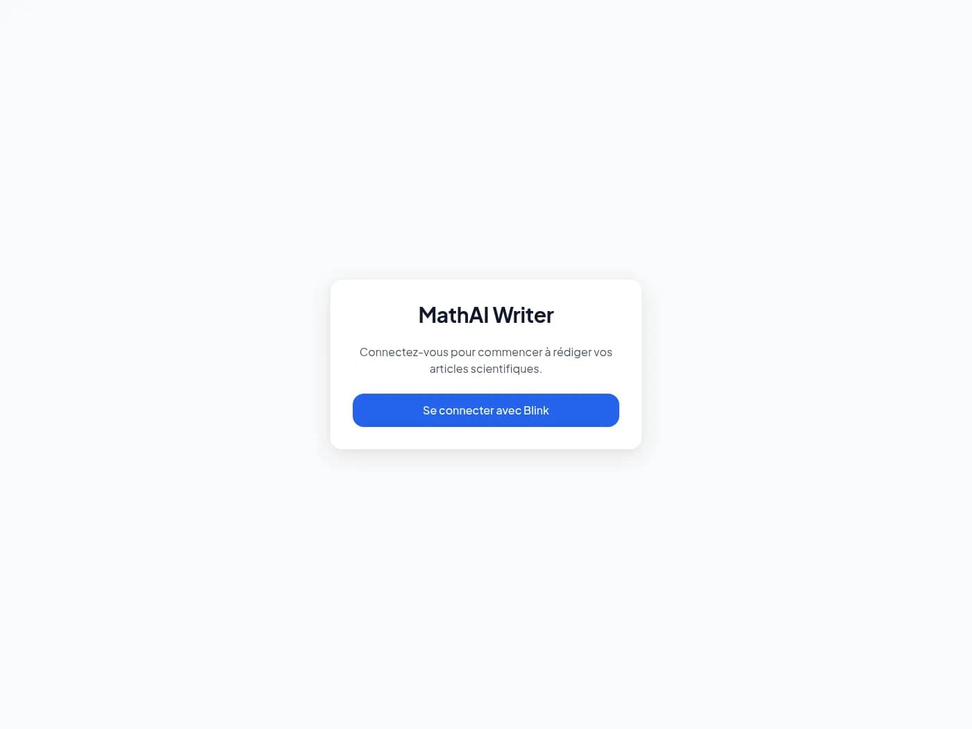 MathAI Article Writer