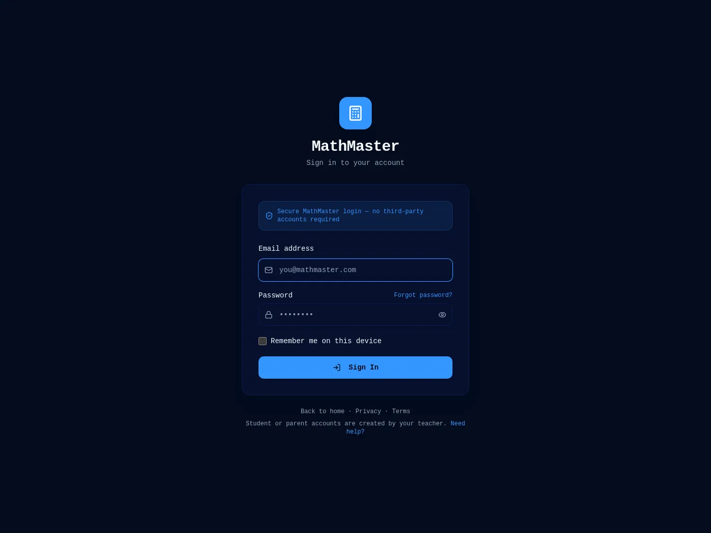 MathMaster OS