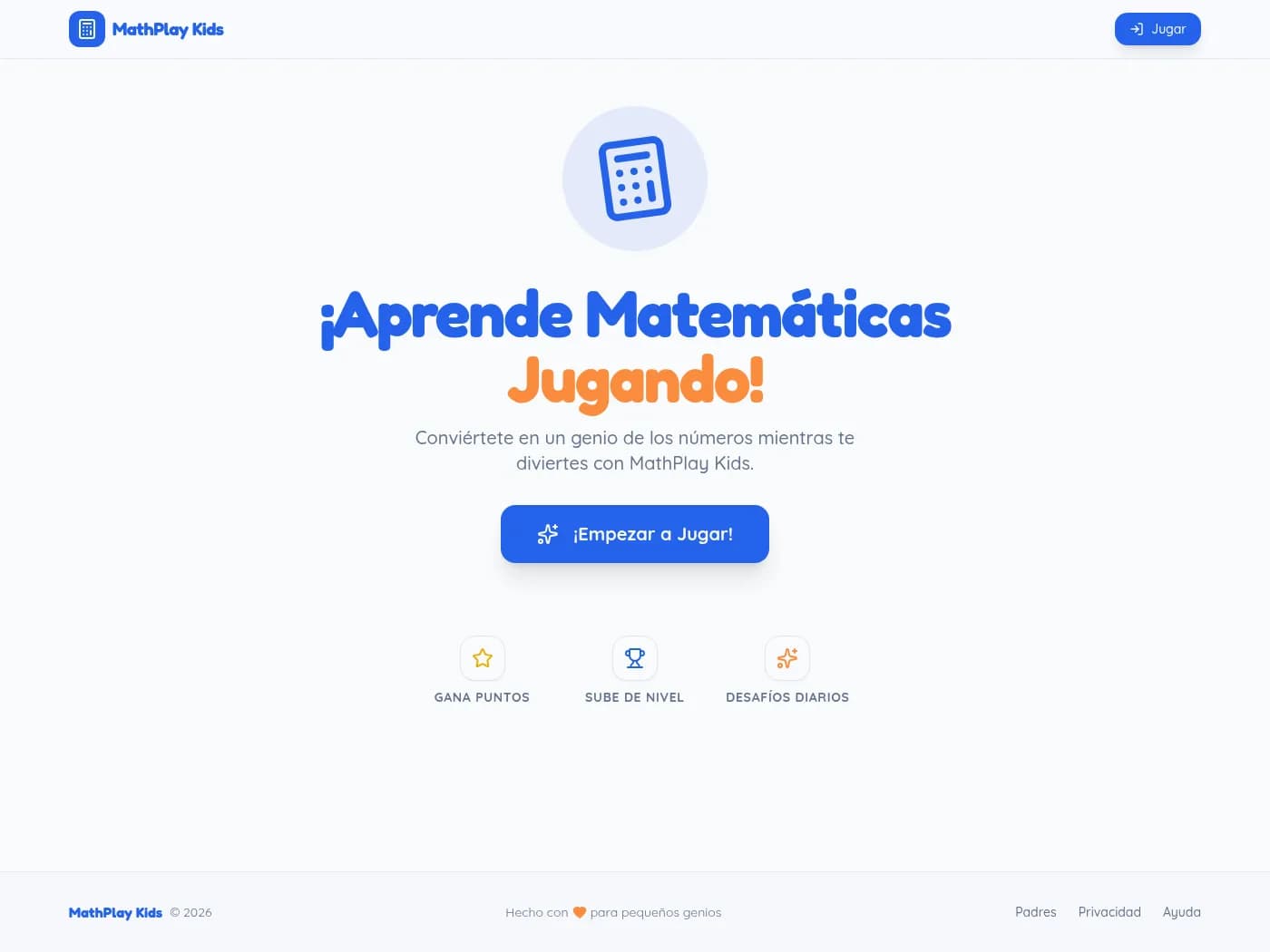 MathPlay Kids
