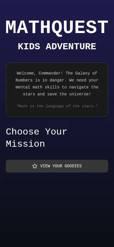 MathQuest Kids Adventure