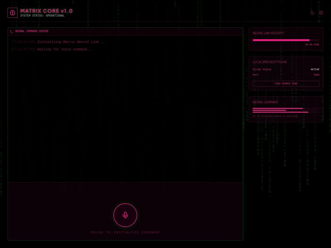 Matrix Voice PC Control