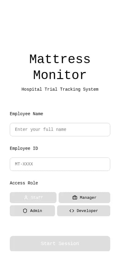 Mattress Monitor Mobile
