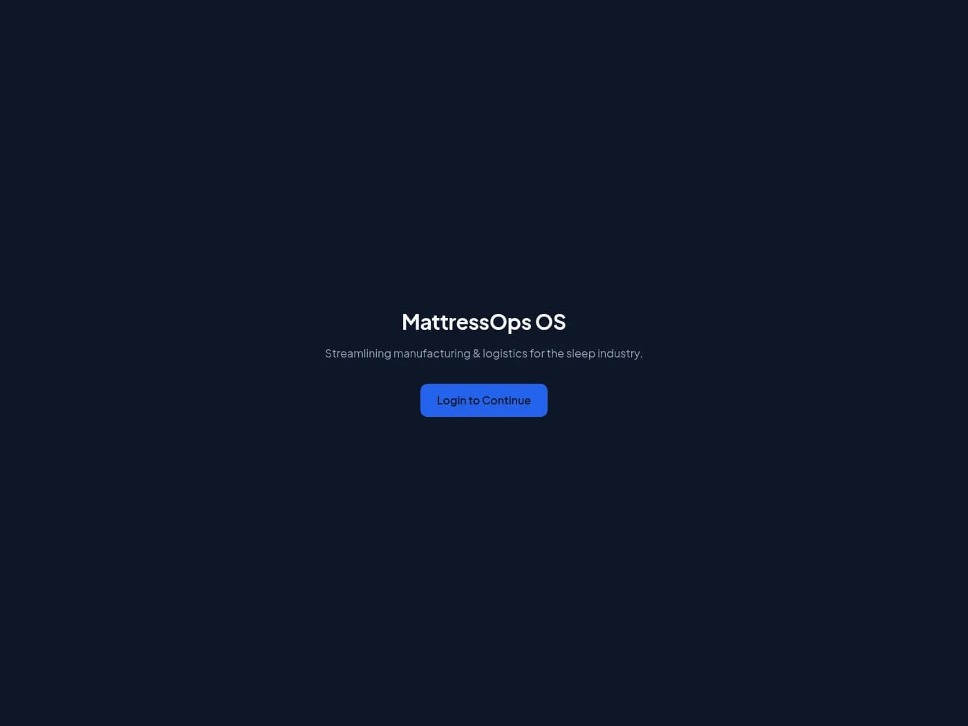 MatressOps OS