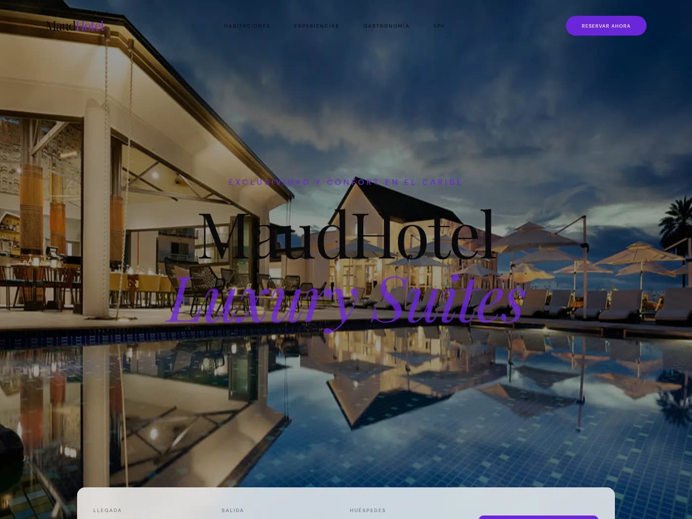 MaudHotel Luxury SaaS