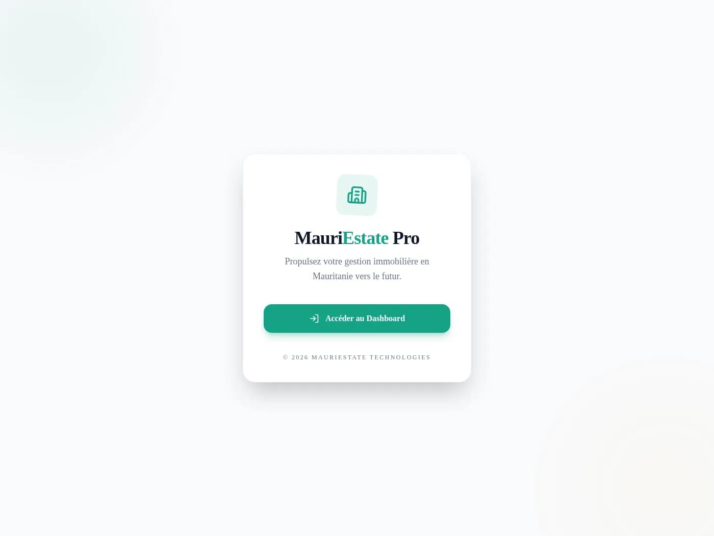 MauriEstate Pro Dashboard