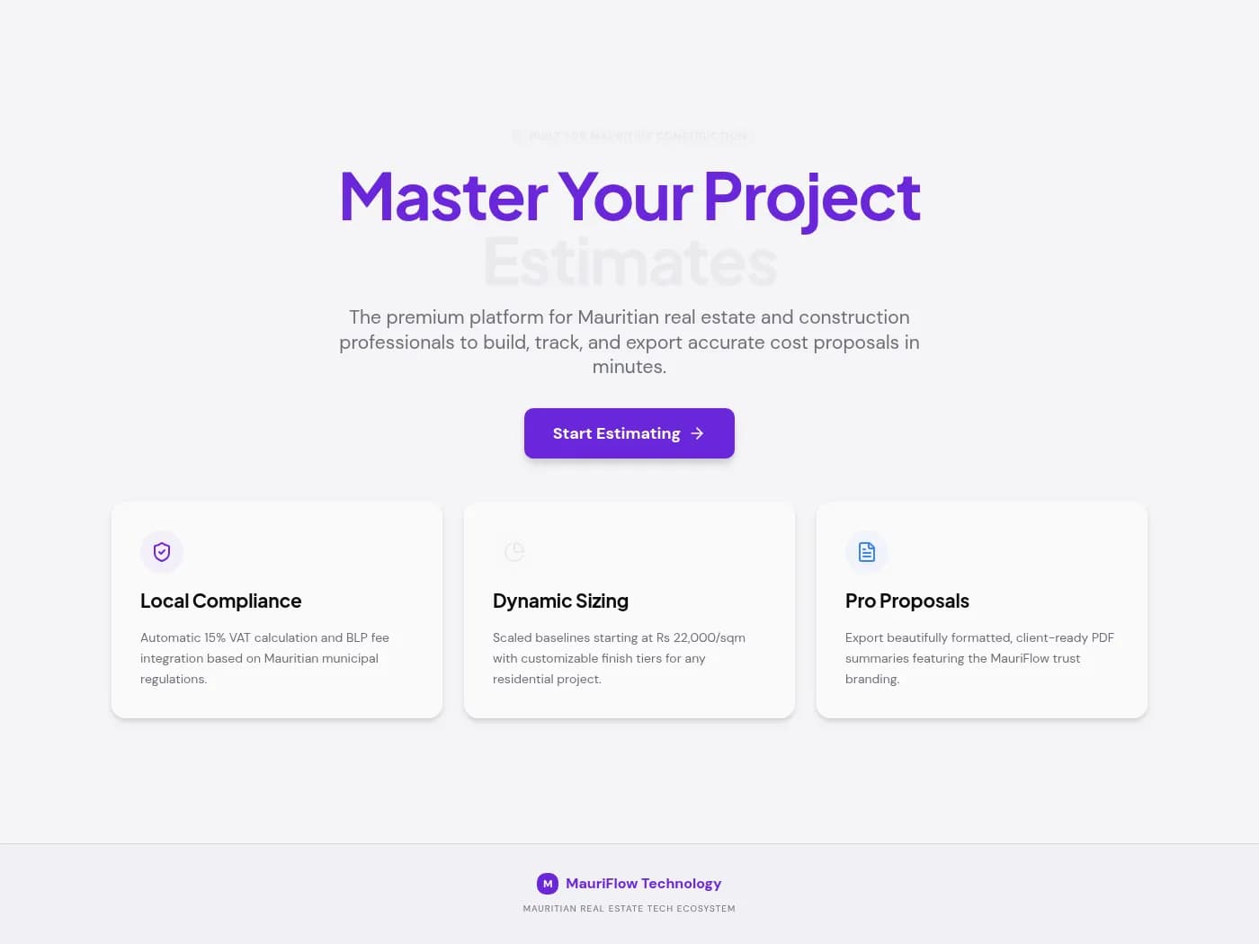 MauriFlow Estimator