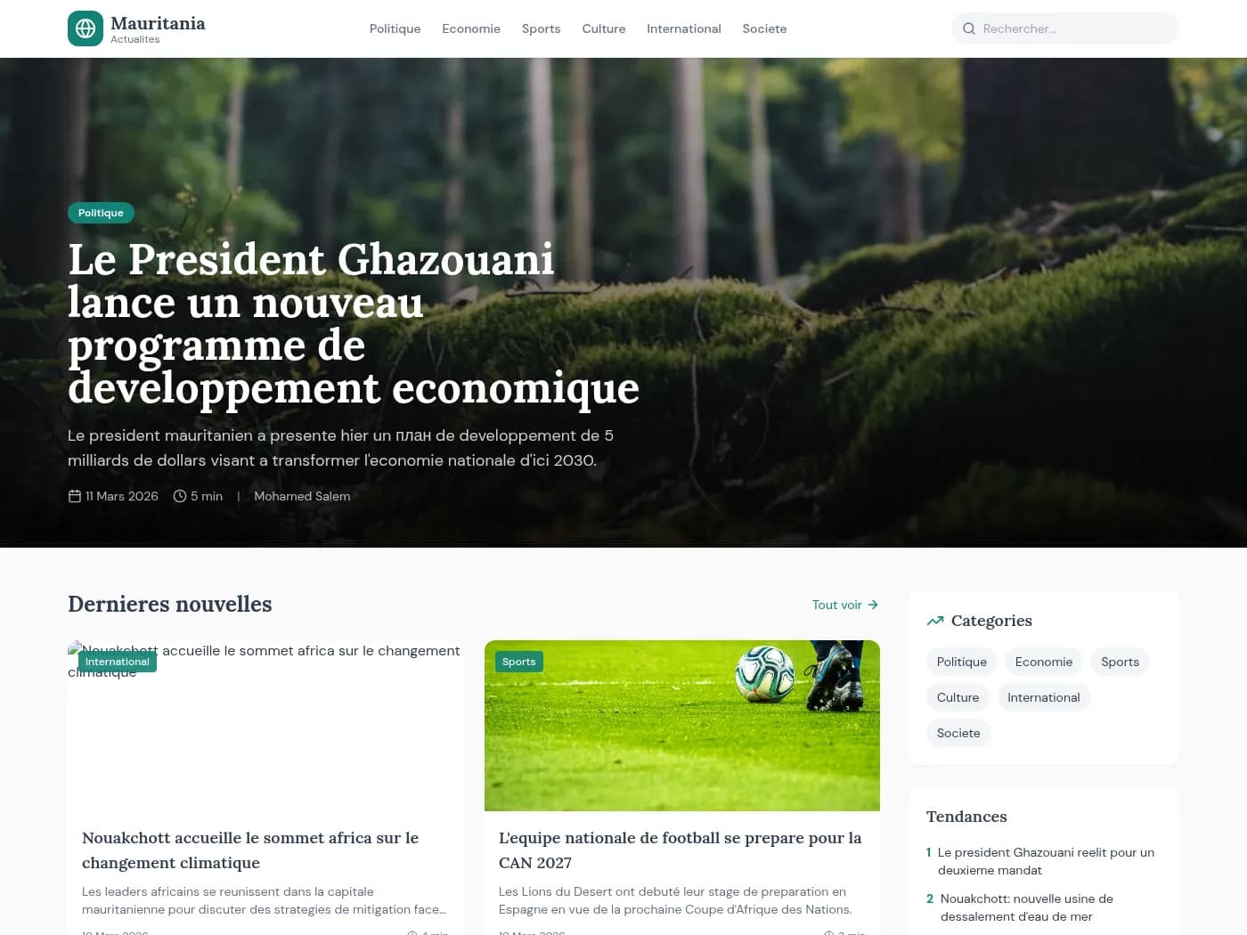 Mauritania News Portal