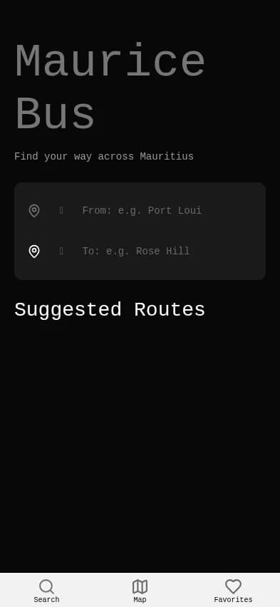 Mauritius Bus Finder