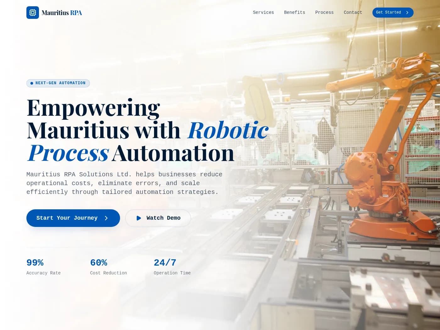 Mauritius RPA Solutions Site