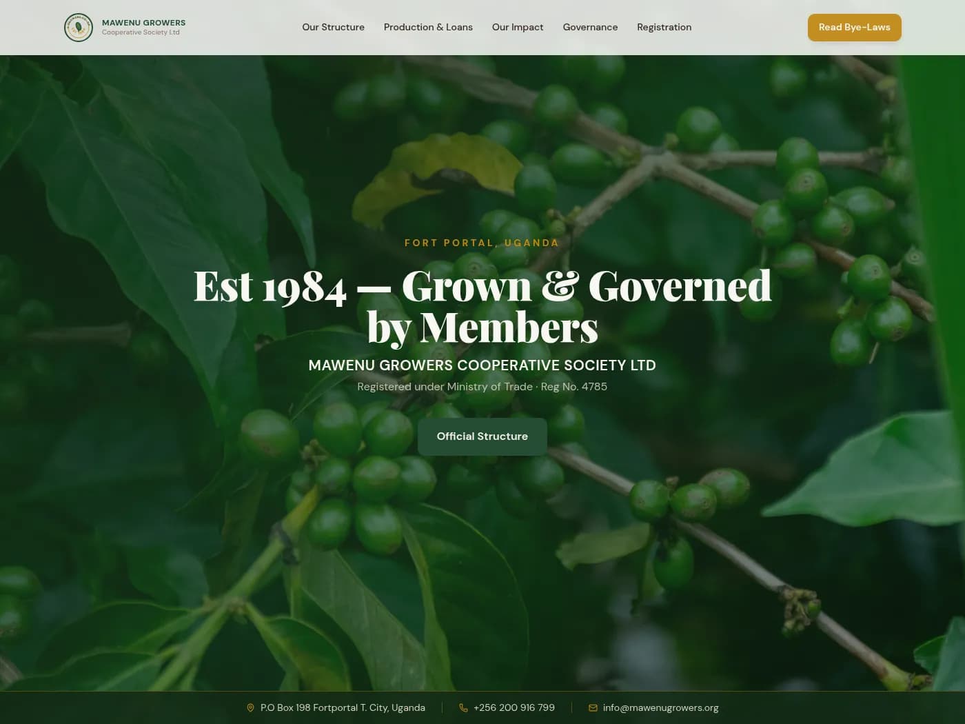 Mawenu Cooperative Onepage