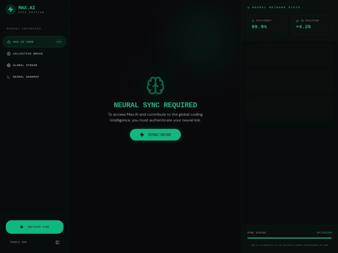 Max.AI Coding Platform