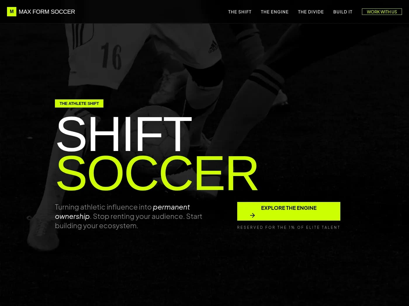 Max Form Soccer Landing