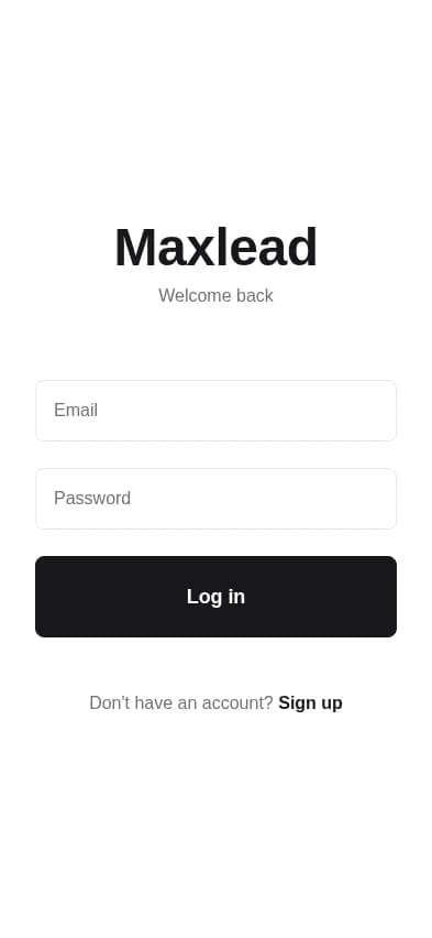 Maxlead Social App