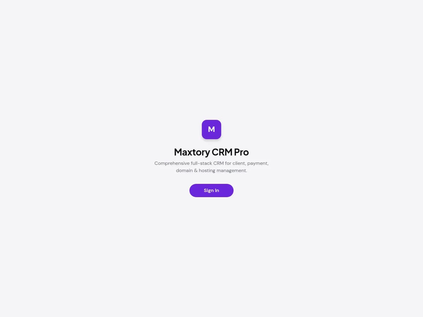 MaxtoryTech CRM Pro
