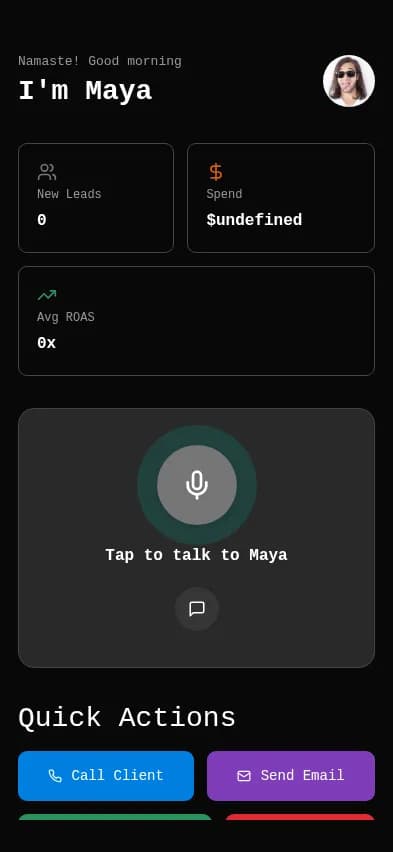 Maya Voice AI Assistant