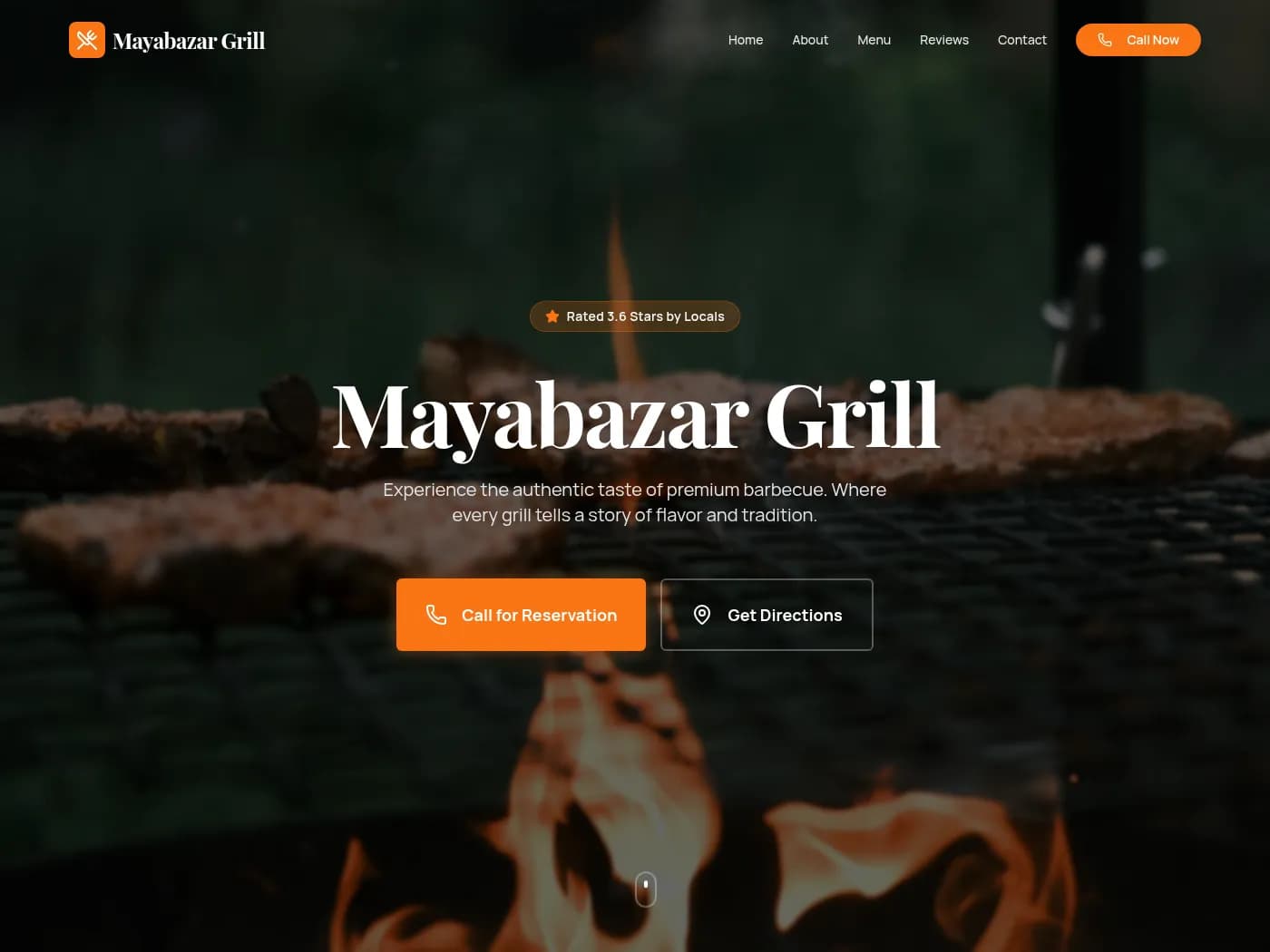 Mayabazar Grill Website