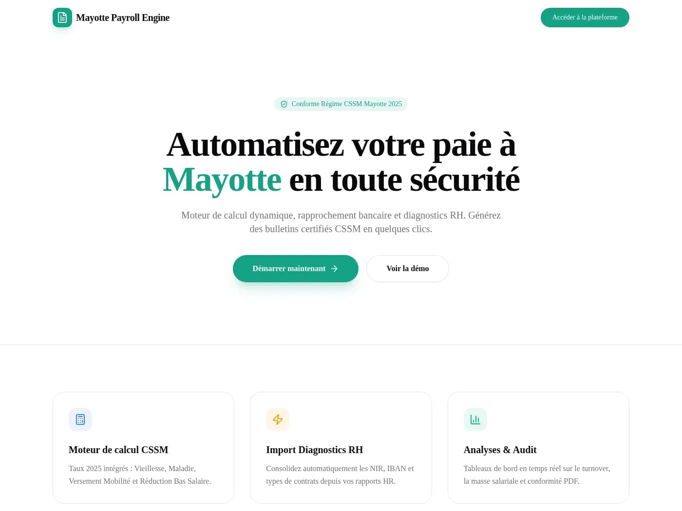 Mayotte Payroll Engine